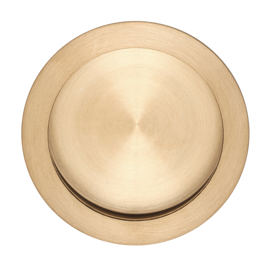 LB57 - flush pull for glue fixing PVD satin gold - Formani