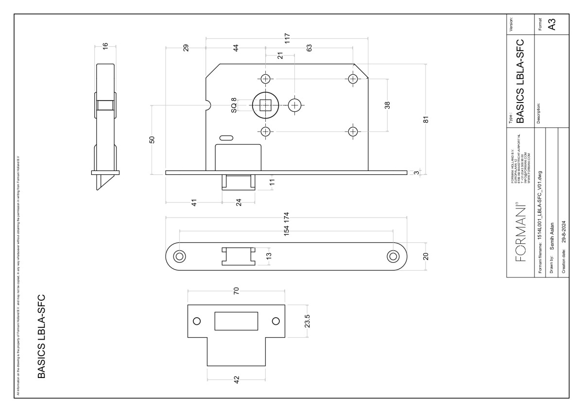 LBLASFC - boîtier de serrure arrondi PVD noir satiné/canon de fusil PVD ...