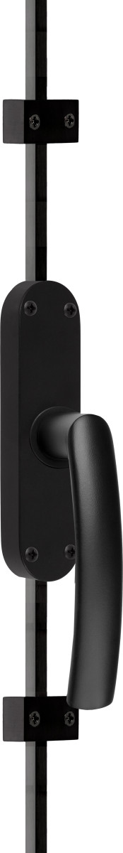 KO-LB14 - crémone avec plaque réceptrice supérieure et inférieure ...