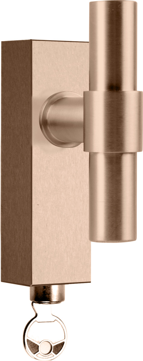 PBT20-DKLOCK - crémone de fenêtre oscillo-battante verrouillable PVD ...